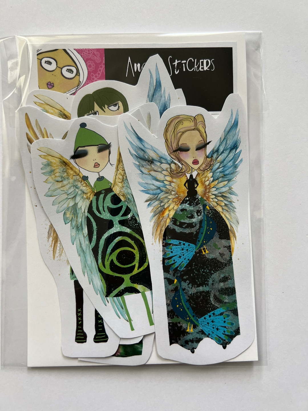 Sticker Pack - Stickers - Angel Stickers Set of 6 - Etsy
