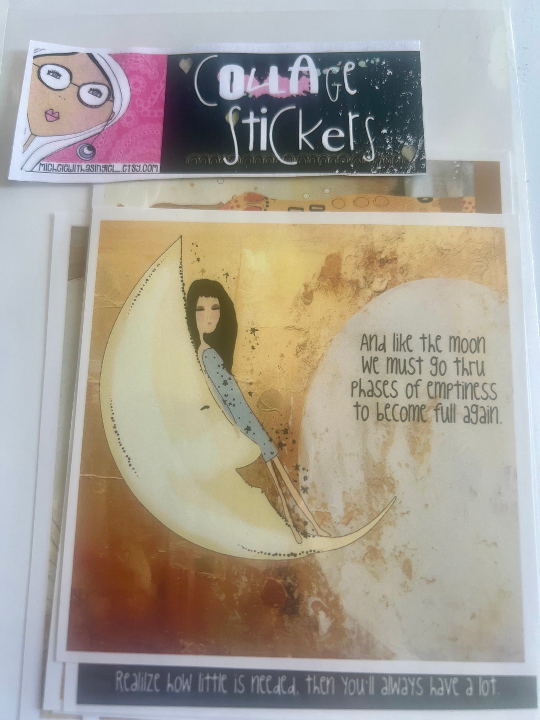 Stickers - Journal/collage Art Stickers Women and Their Quotes - Etsy