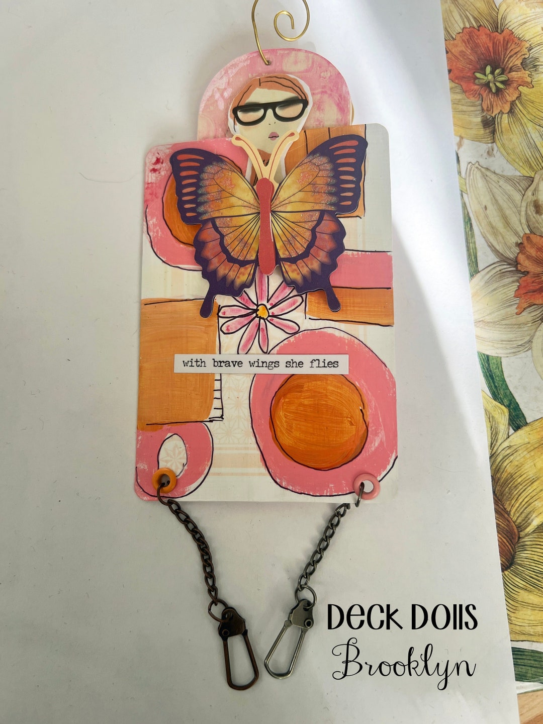 Wall Art Deck Dolls Playing Card Doll. Mixed Media Doll - Etsy