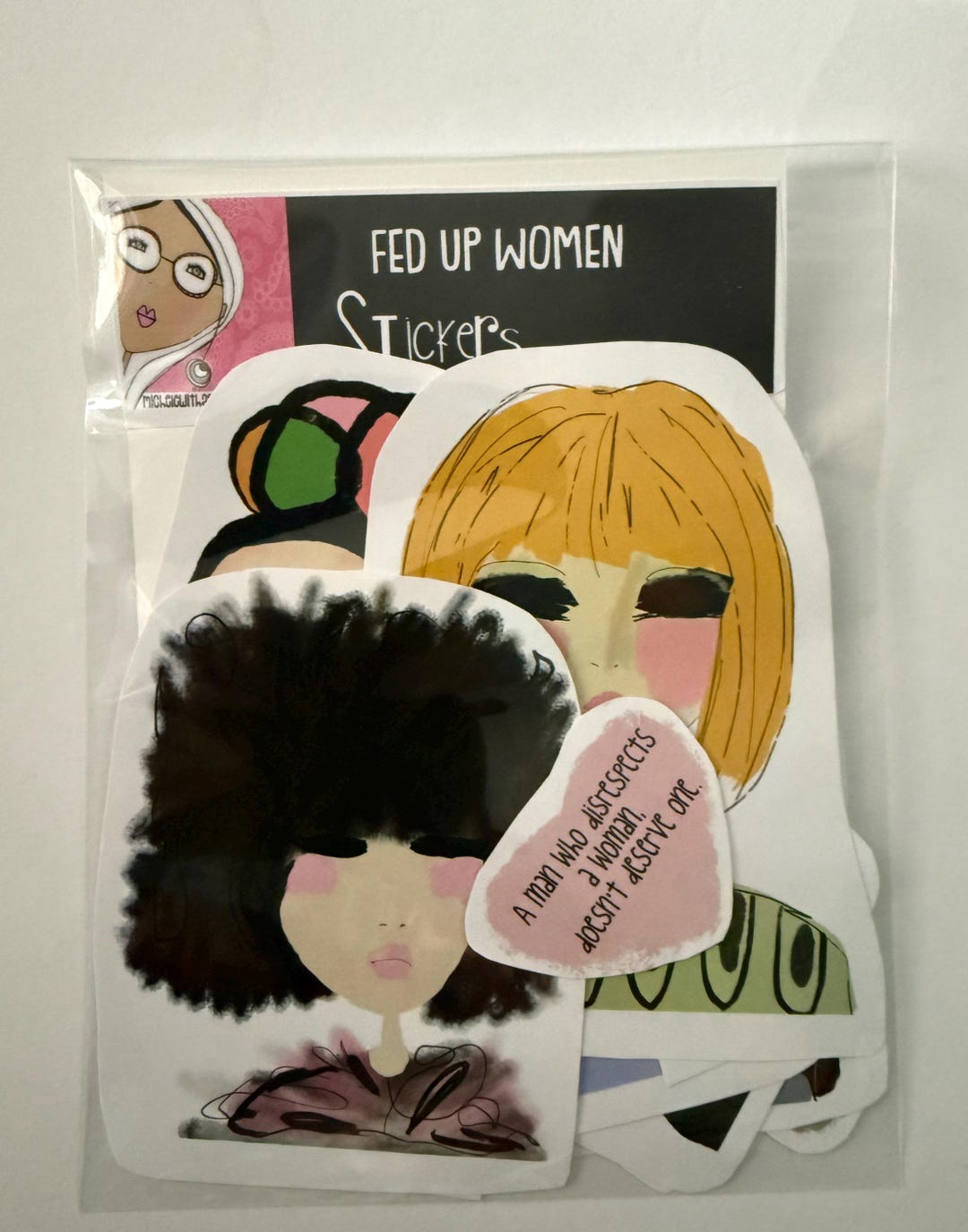 Fed up Women Stickers: Journaling & Collage Set - Etsy