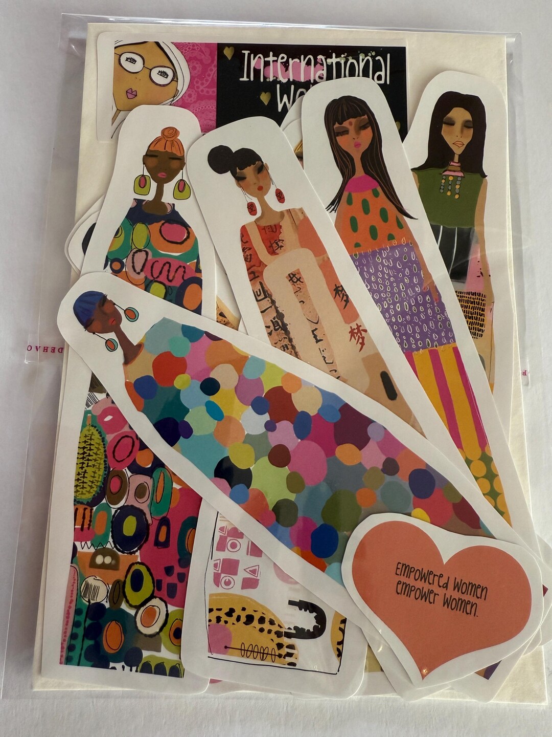 Stickers -international Women Stickers Set of 9 Large Stickers and 5 ...