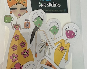 Shaving Stickers / Self Care Stickers / Spa Day Stickers / Me - Etsy