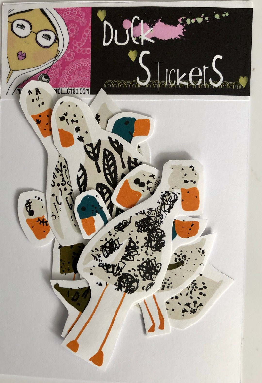 Sticker Pack Duck Stickers - Etsy