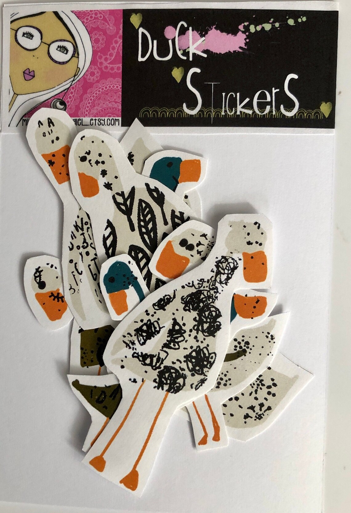 Sticker Pack Duck Stickers - Etsy