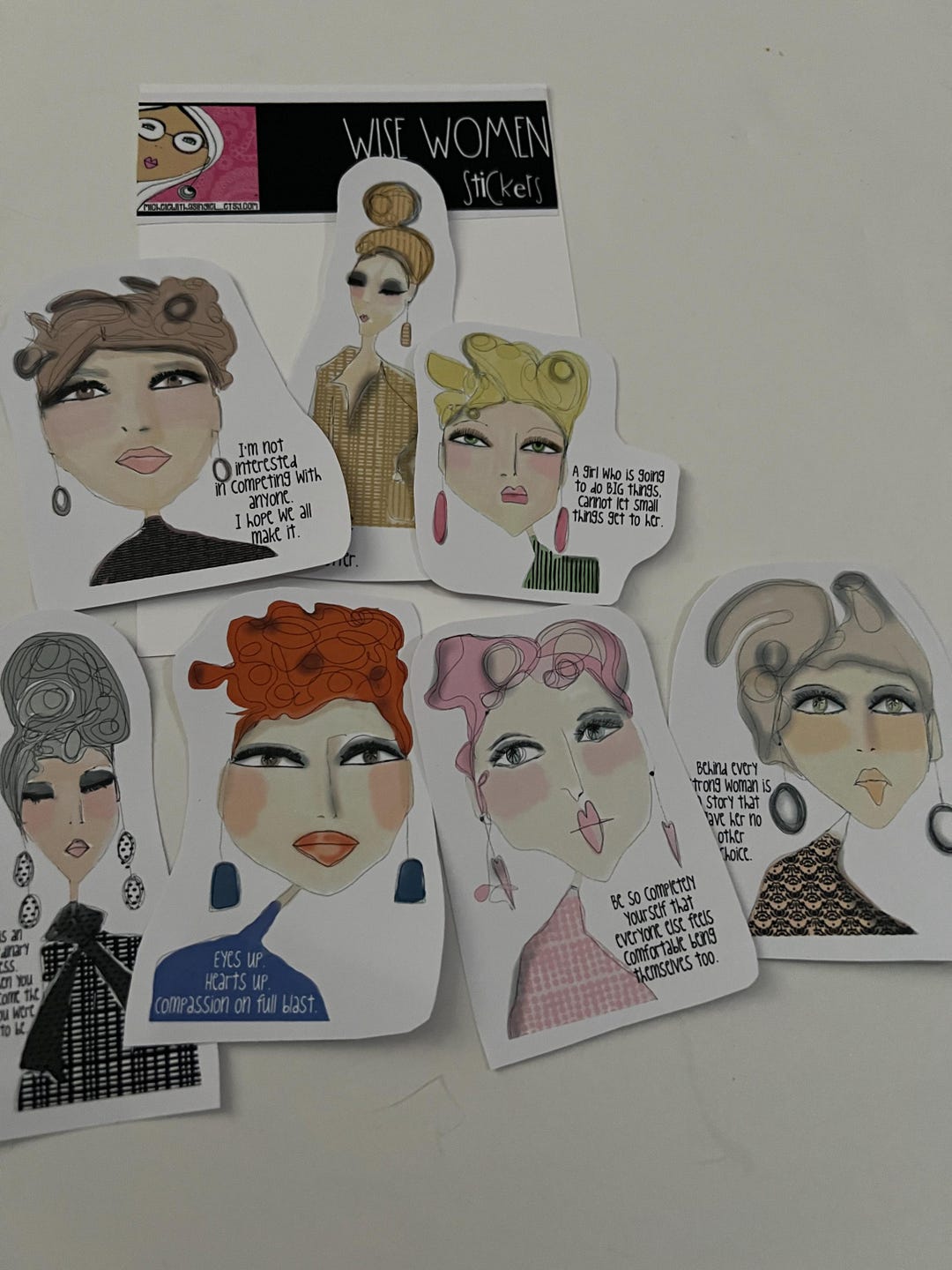 Stickers - Wise Women Stickers - Set of 7 - Etsy
