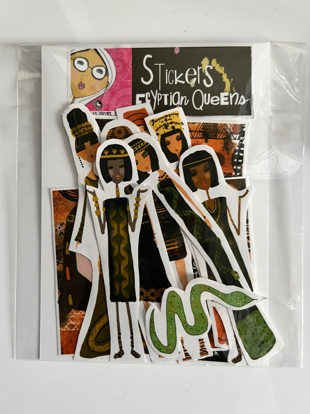 Stickers egyptian Queen Sticker Pack - Etsy