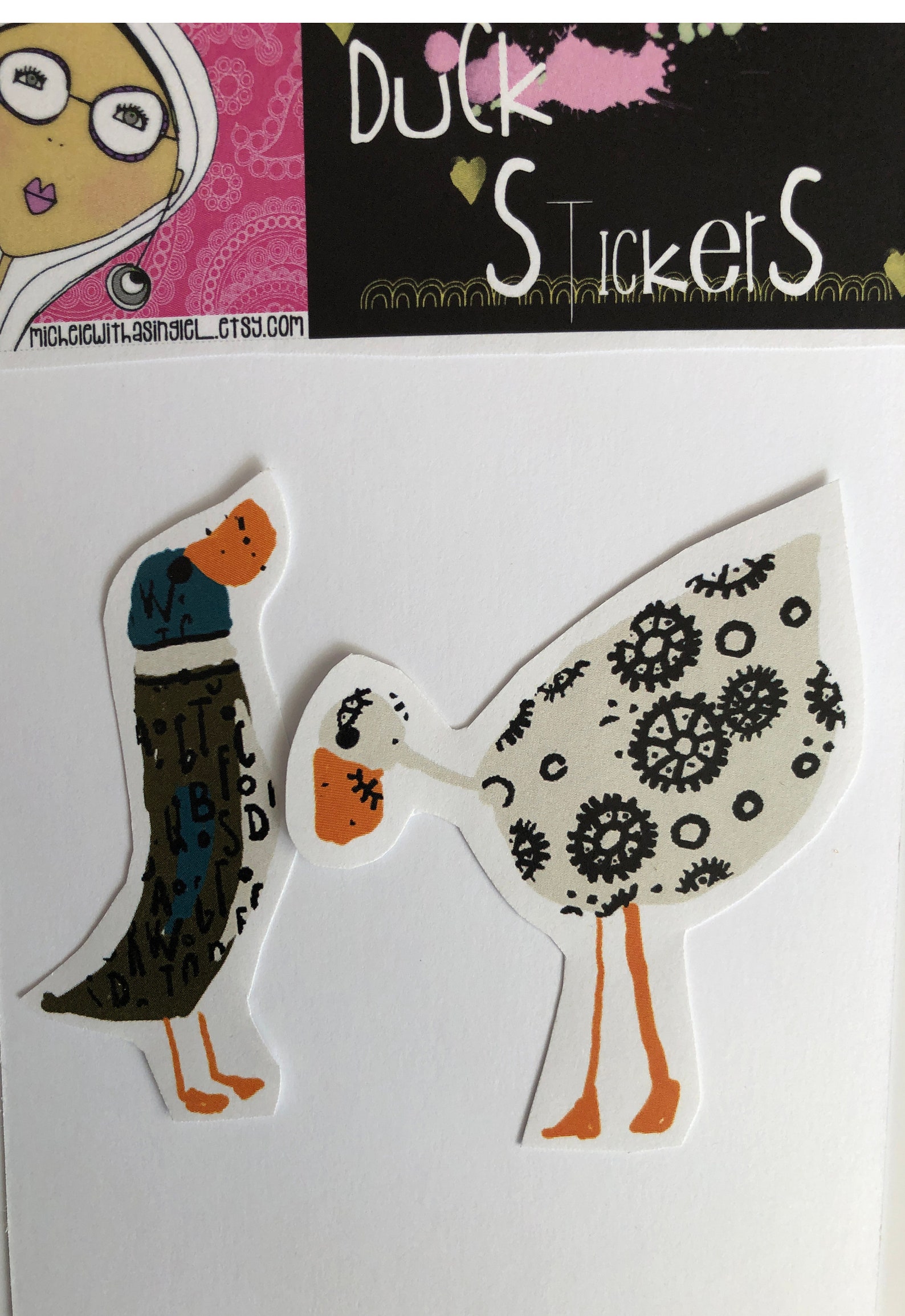 Sticker Pack Duck Stickers - Etsy