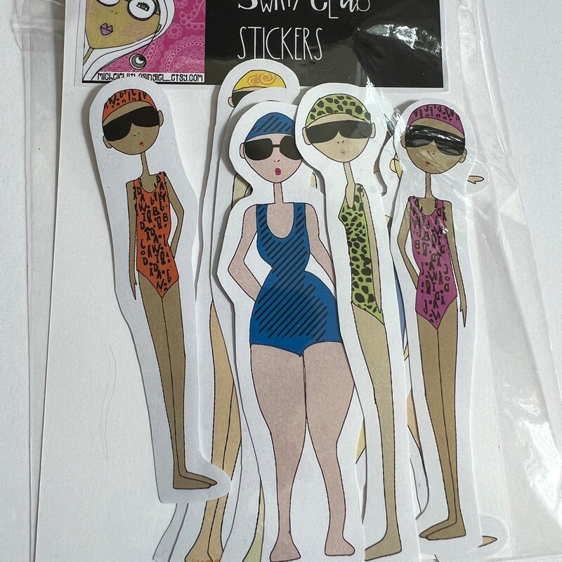 Swim Stickers - Etsy