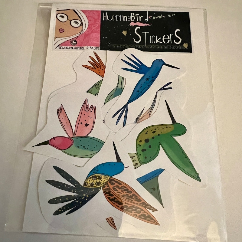Hummingbird Sticker - Etsy