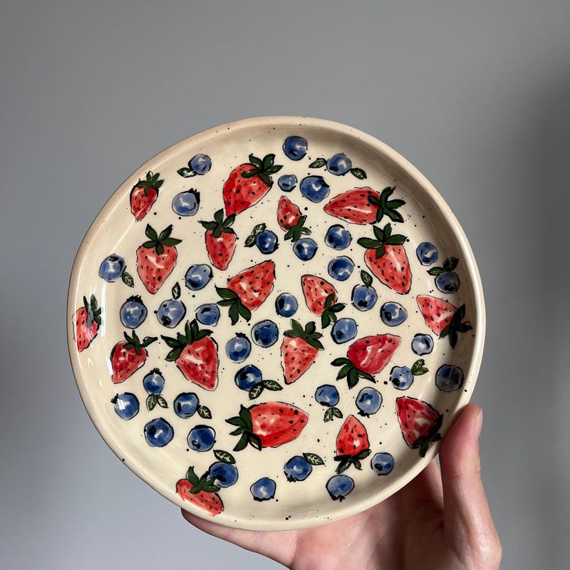 Hand Painted Ceramic - Etsy