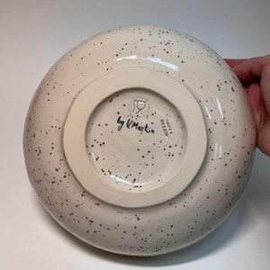 Deep Salad Plate / Hand Painted / Vegetable Bowl / Food Safe / Ceramic ...