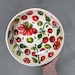 Deep Salad Plate / Hand Painted / Vegetable Bowl / Food Safe / Ceramic ...
