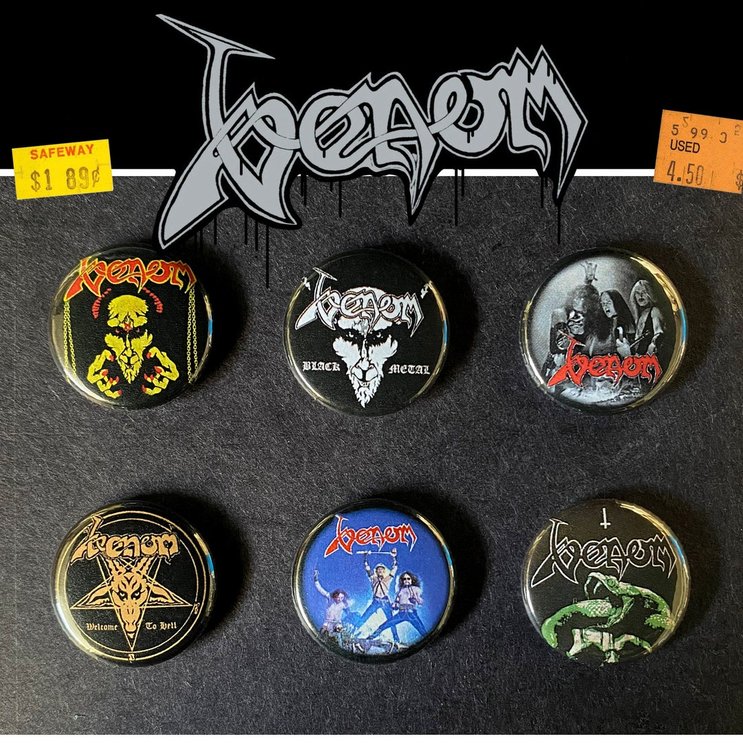 6 X Venom Button Badges (25 Mm, 1 Inch) Pins - Etsy