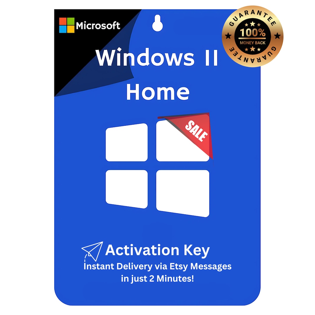 Windows 11 Home Activation Key Instant Delivery - Etsy