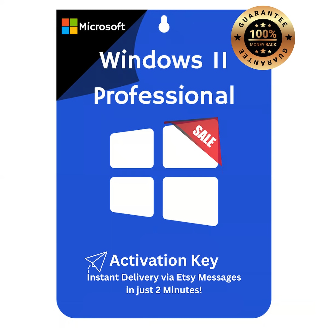 Windows 11 Pro Activation Key Instant Delivery - Etsy Canada