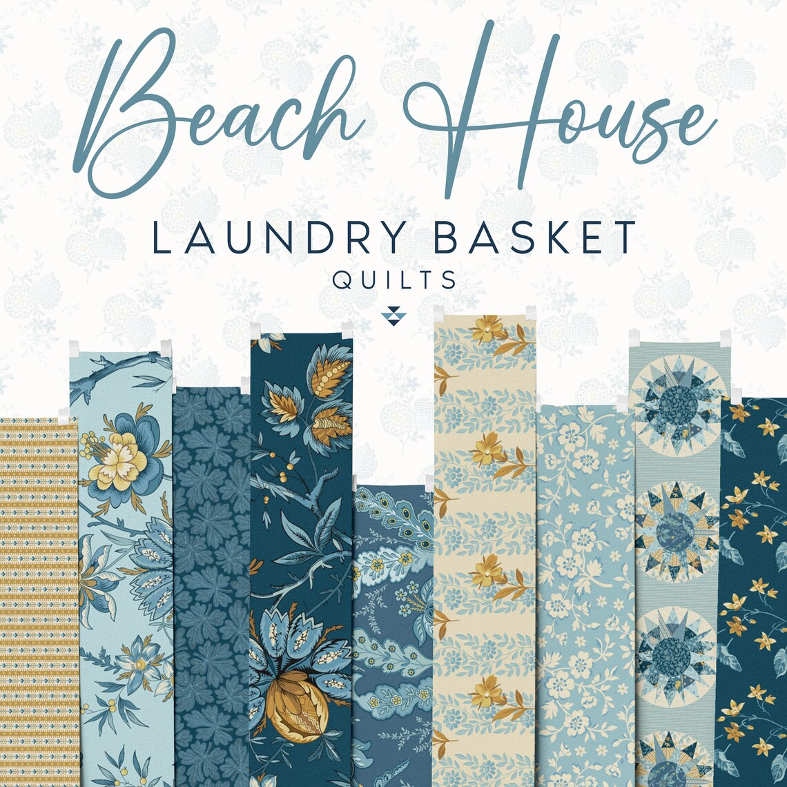 Beach House Fat Quarter Bundle by Edyta Sitar of Laundry Basket Quilts ...