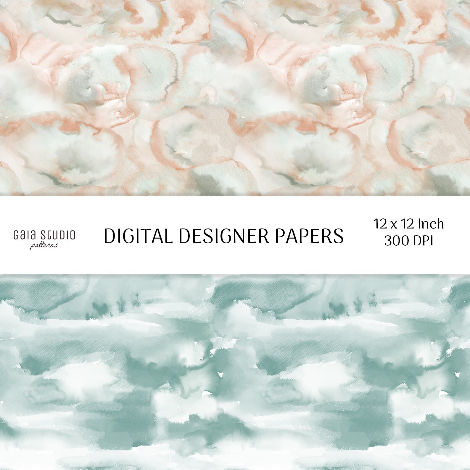 Watercolor Seamless Textures Watercolor Pattern Watercolor Digital ...