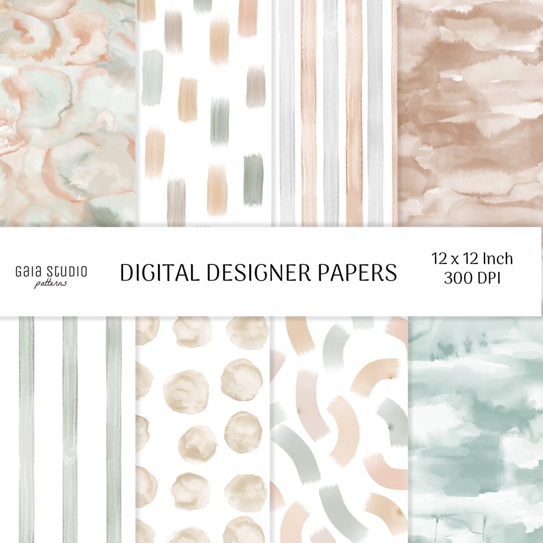 Watercolor Seamless Textures Watercolor Pattern Watercolor Digital ...