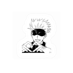 Gojo Heart Jujutsu Kaisen of Kiss-cut Vinyl Decals - Etsy