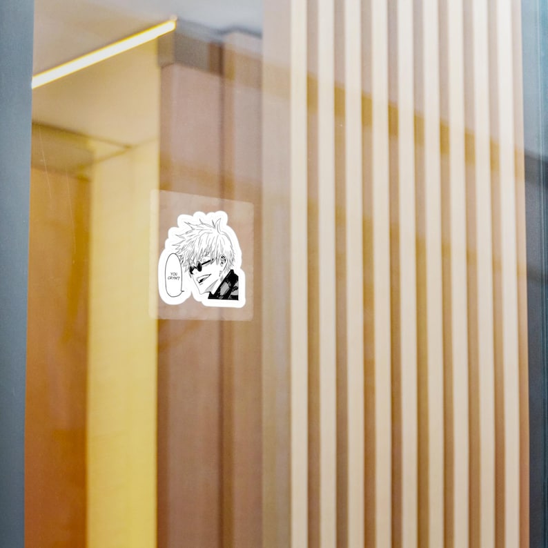 Gojo You Crying? Jujutsu Kaisen Sticker of Kiss-cut Vinyl Decals - Etsy