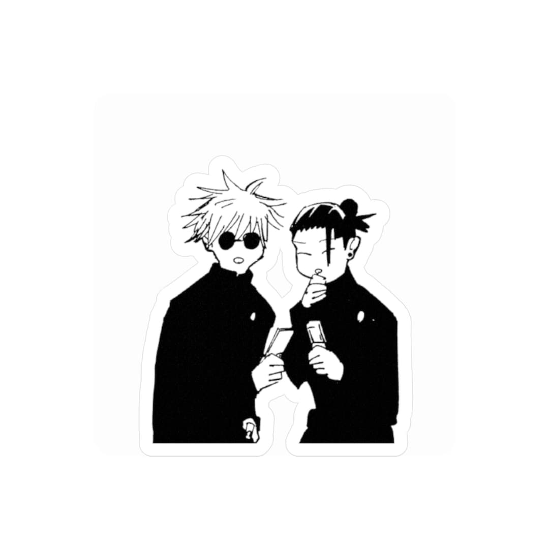 Geto and Gojo Jujutsu Kaisen Stickers Satosugu of Kiss-cut Vinyl Decals ...