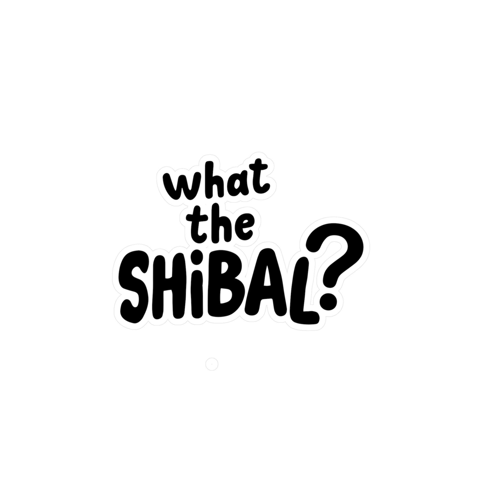 Shibal Korean Funny Kiss-cut Vinyl Decals, Sticker Decal, Laptop Decor ...