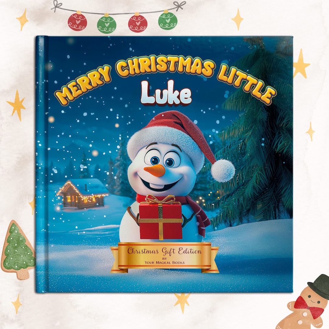 Personalized Children's Book, Christmas Story, Personalised Gift for ...