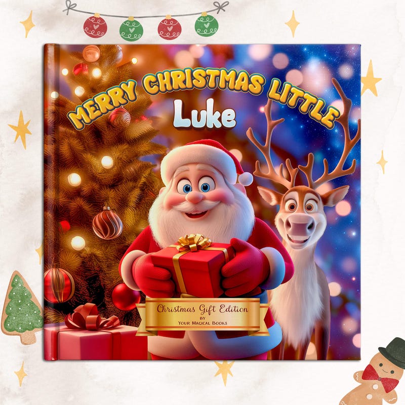 Personalized Christmas Books for Kids - Etsy