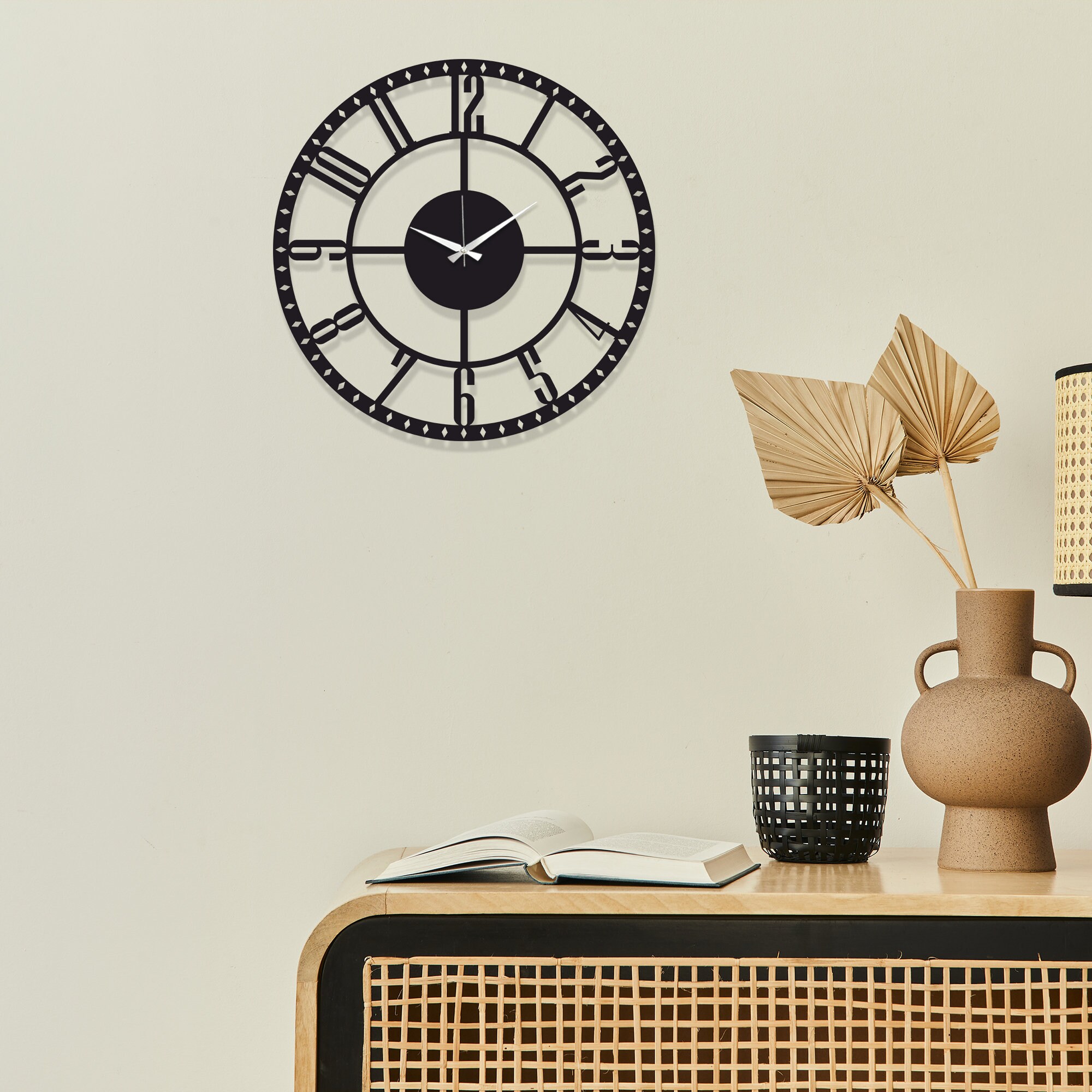 New Design Metal Wall Clock With Latin Numerals, Unique Wall Clocks ...