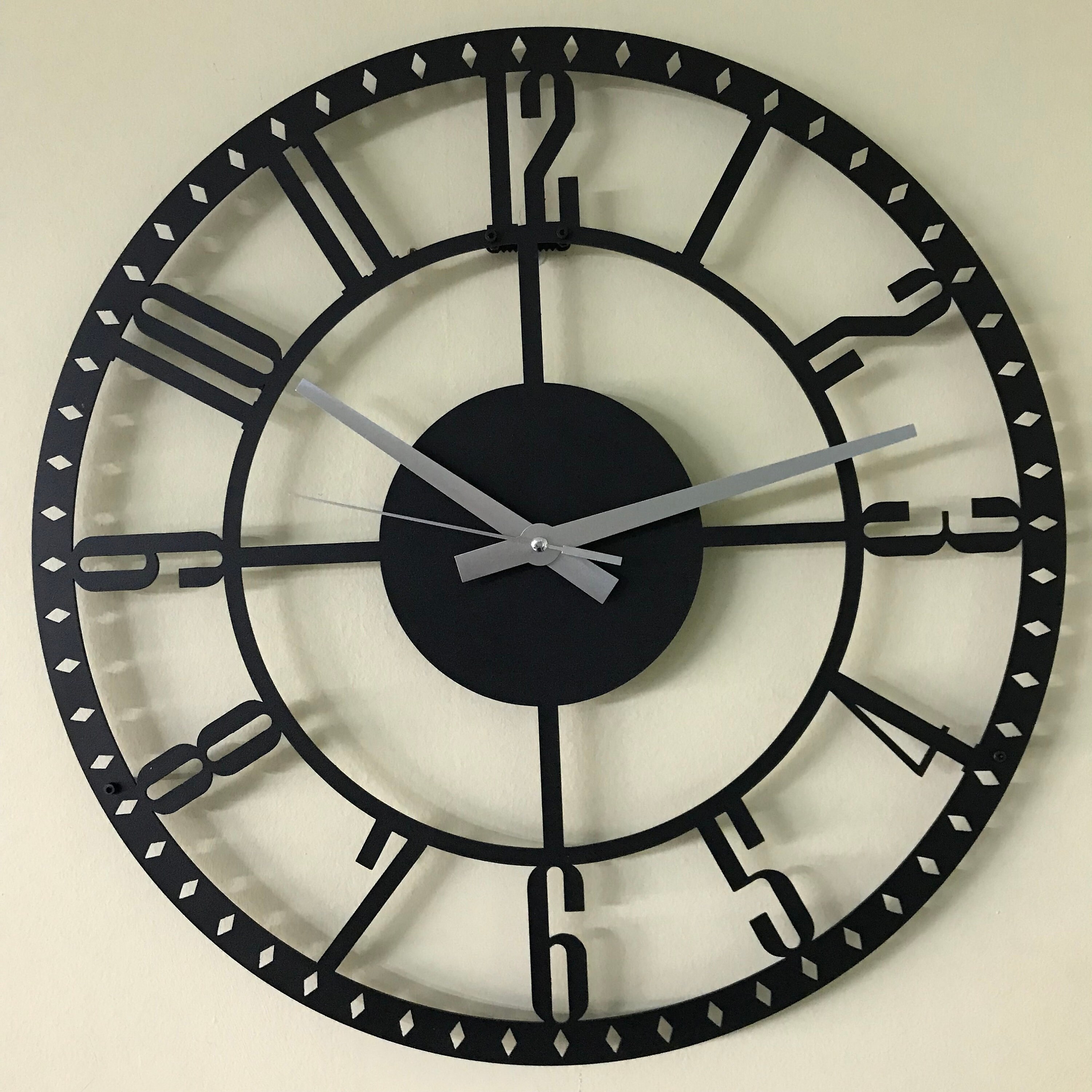 New Design Metal Wall Clock With Latin Numerals, Unique Wall Clocks ...