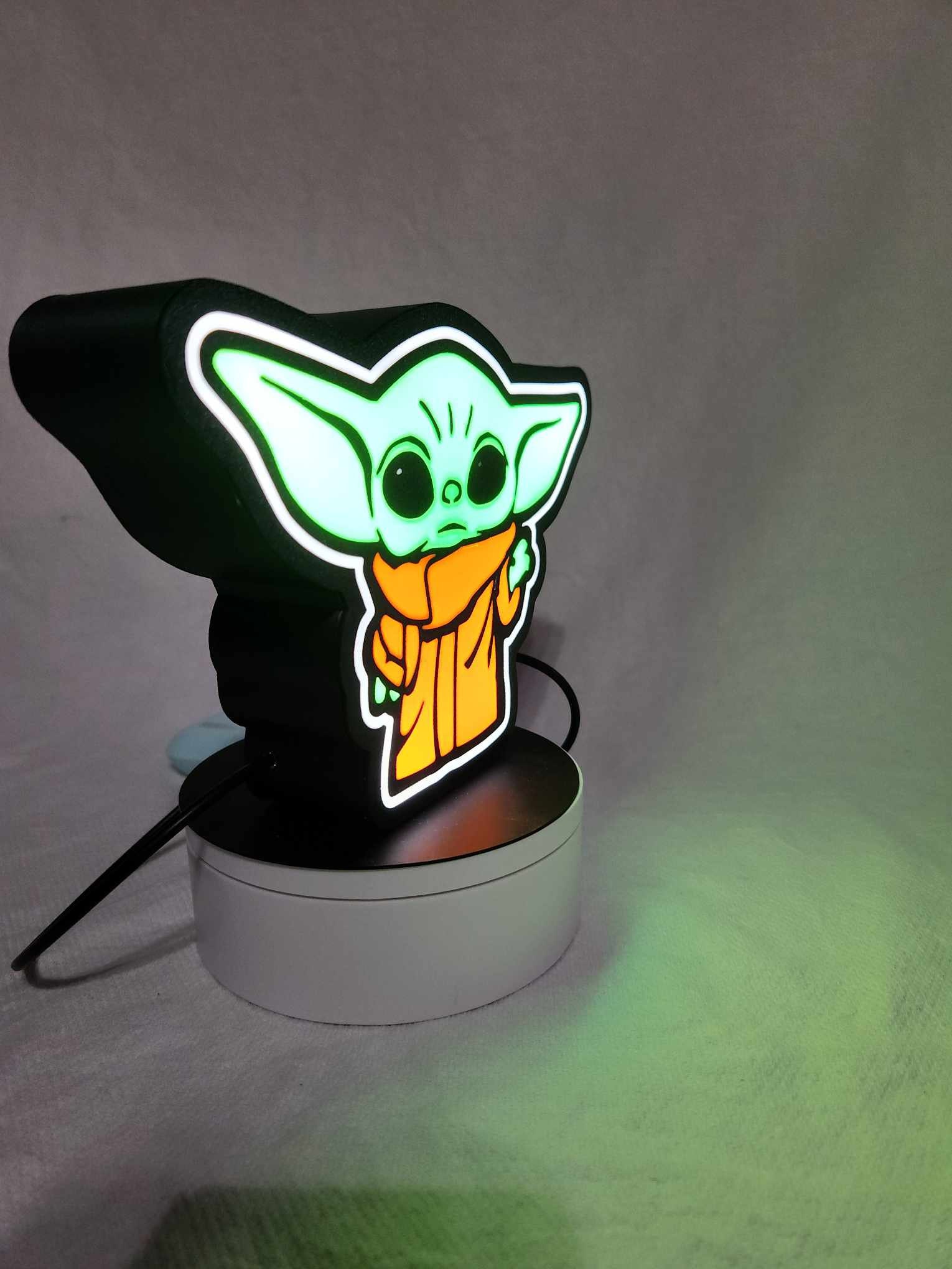 Grogu Baby Yoda Lightbox - Etsy