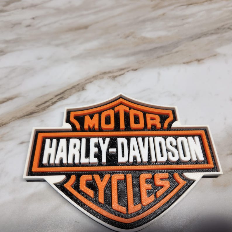 Harley Davidson Magnet, Custom Motorcycle Fridge Magnet, Biker Decor ...