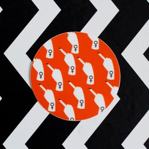 Little Middle Fingers Vinyl Sticker - Etsy