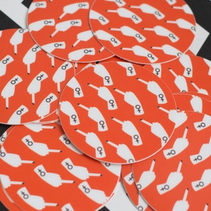 Little Middle Fingers Vinyl Sticker - Etsy