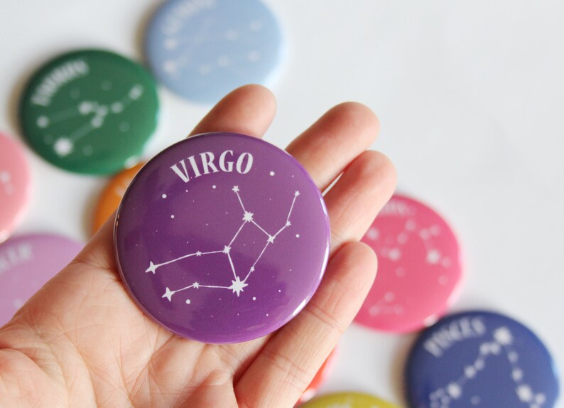 Zodiac Pocket Mirror Pick Your Sign - Etsy