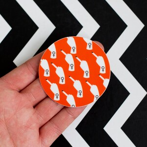 Little Middle Fingers Vinyl Sticker - Etsy