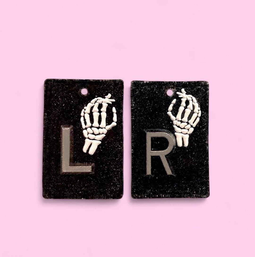 Skeleton Hand X-ray Anatomical Markers, Available With Ribbon - Etsy UK