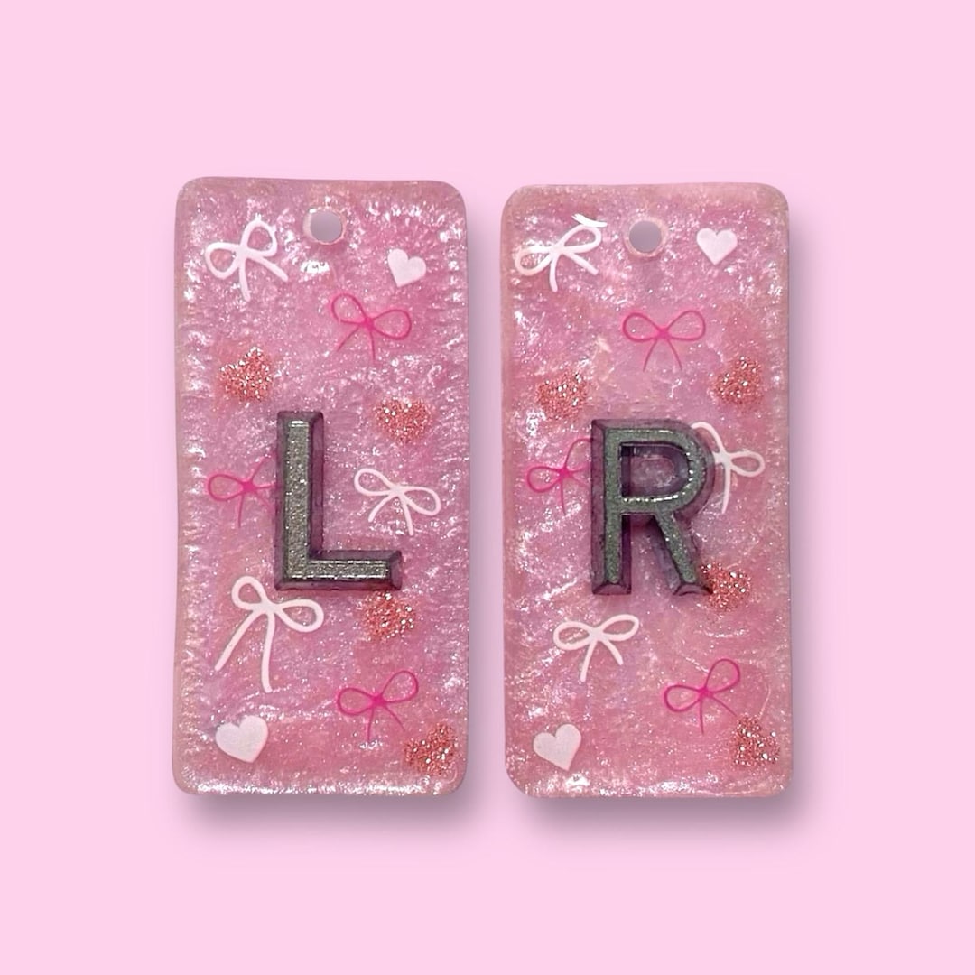 Pink Shimmer X-ray Anatomical Markers With Bows and Glitter Hearts ...