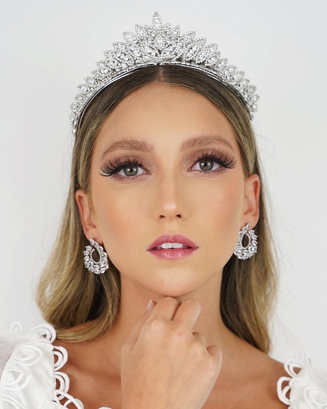 LAYLA - 3D Swarovski Crystals Tiara - Etsy