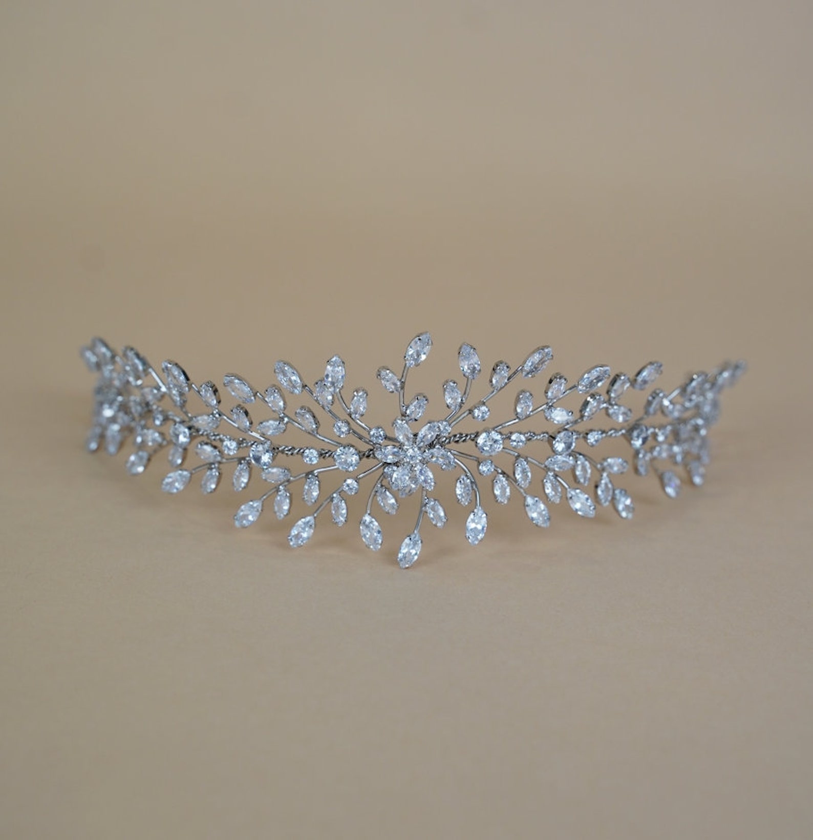ESME - Simulated Diamonds Multi-use Headpiece -RTS - Etsy