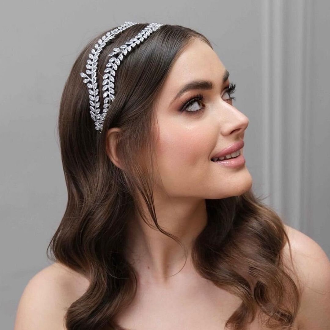 EVA - Simulated Diamonds Double-band Headband -RTS - Etsy