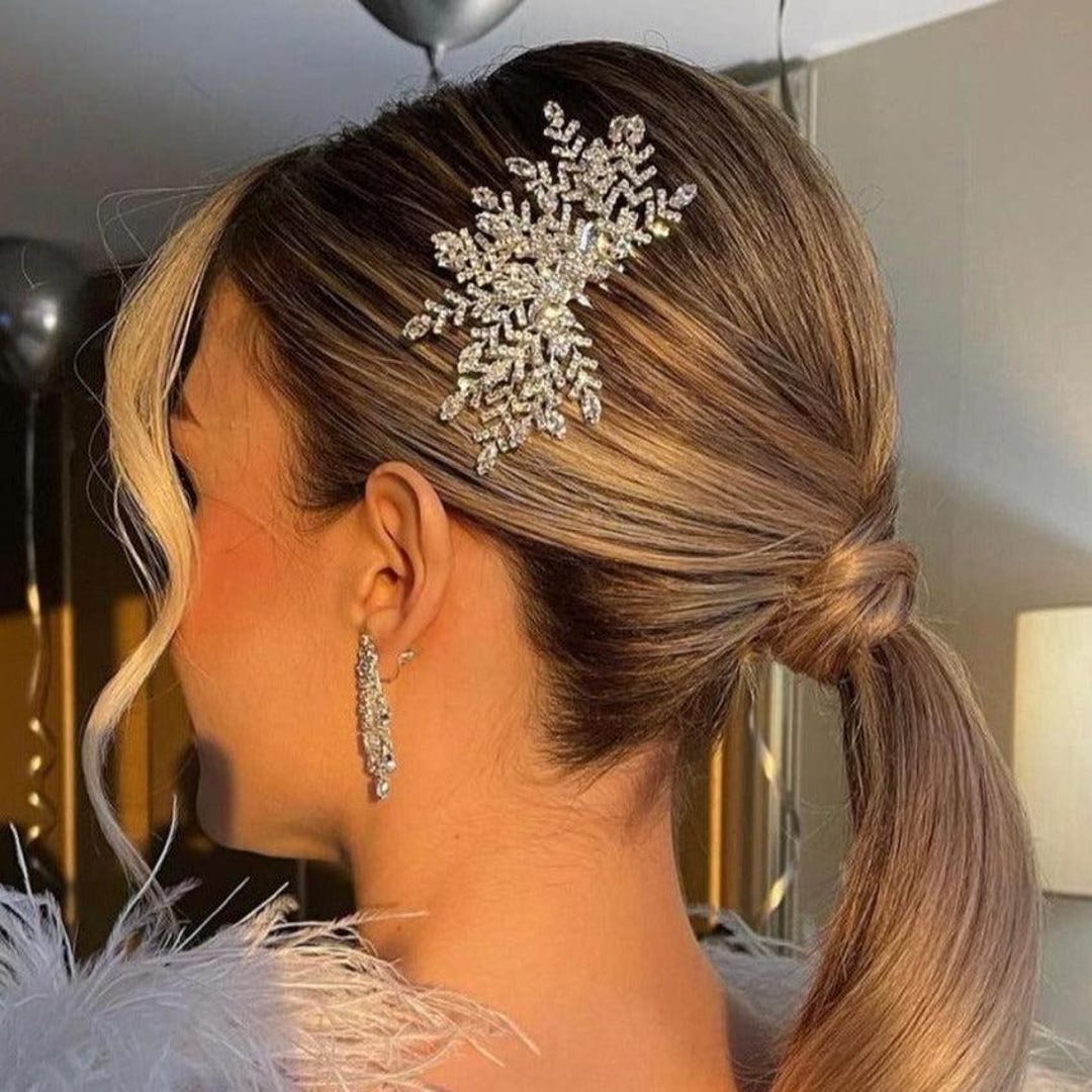 CHLOE - Swarovski Crystals Bridal Hair Comb, Wedding Hair Accessory ...