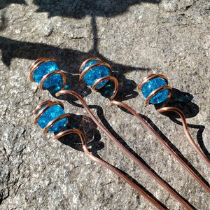 Decorative Copper Plant Stakes Garden Markers, Jeweled Indoor and ...
