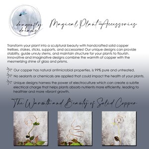 Electro Culture Rods for Plants, Copper Electroculture Garden Stake ...