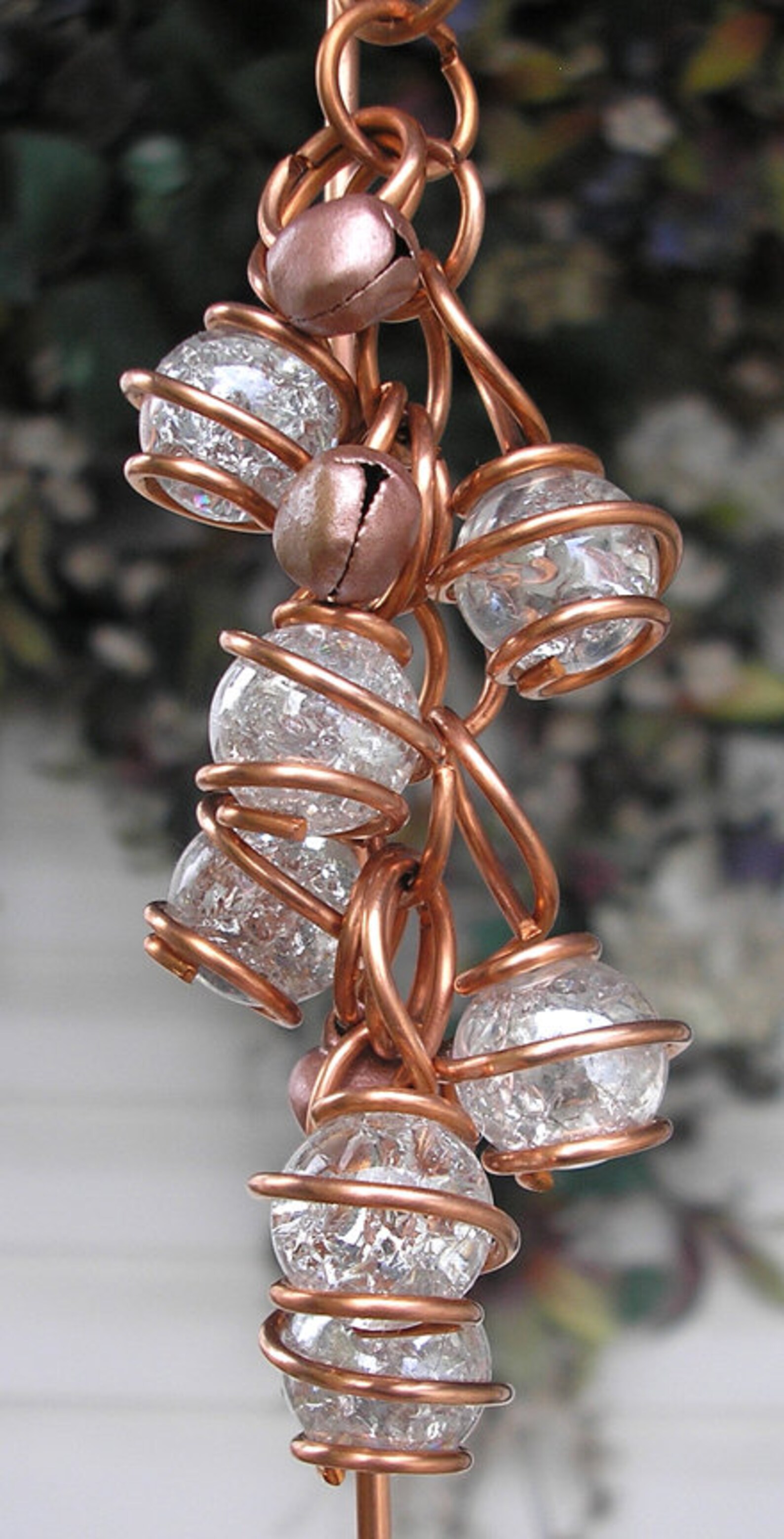 Electroculture Copper Coil Stake, Dragonfly Garden Antenna, Butterfly ...