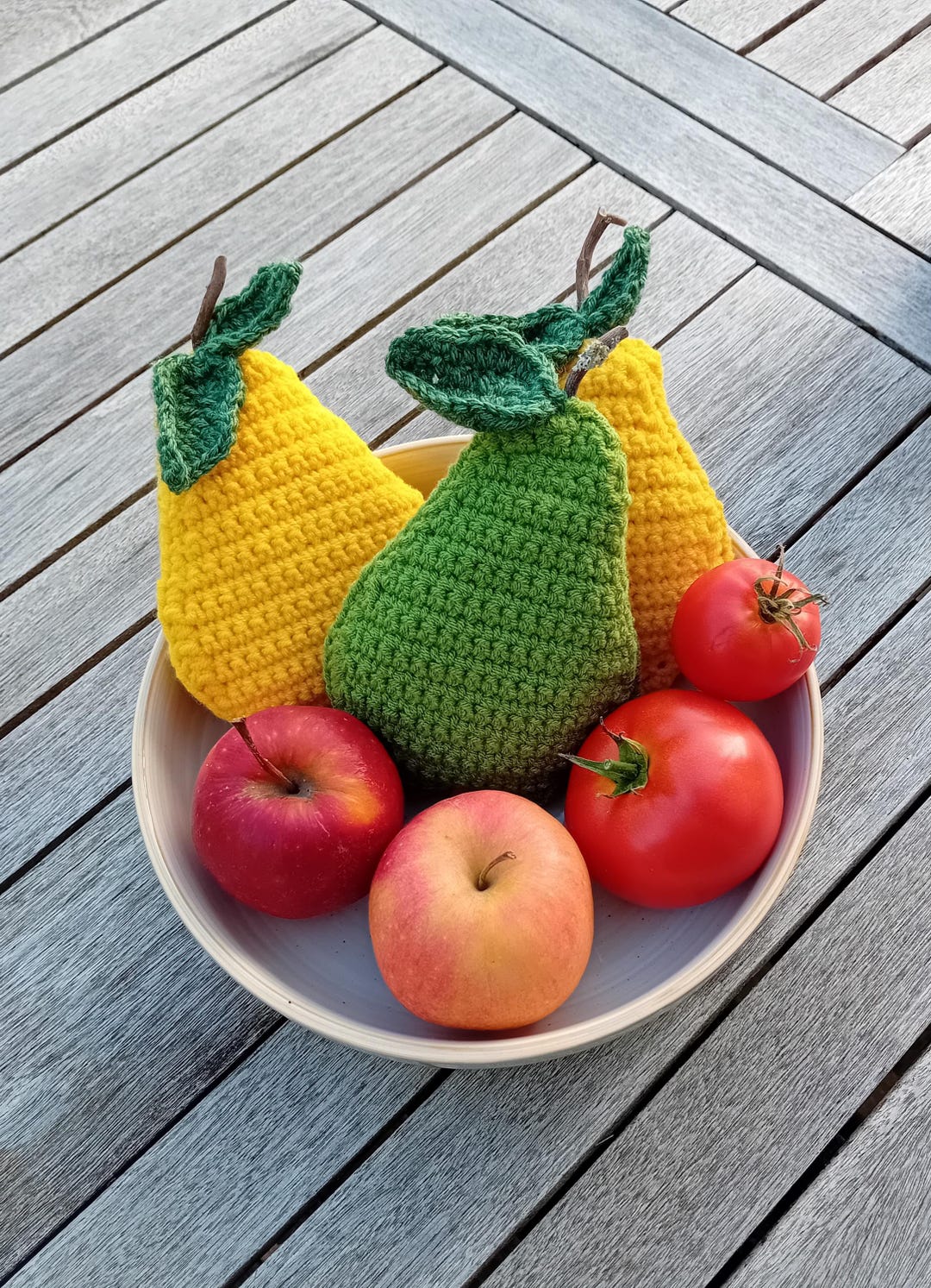 Modèle De Poires Au Crochet - Pears - French and U.S English PDF ...