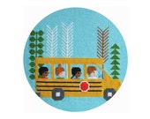 Cross Stitch Pattern PDF School Bus - Etsy