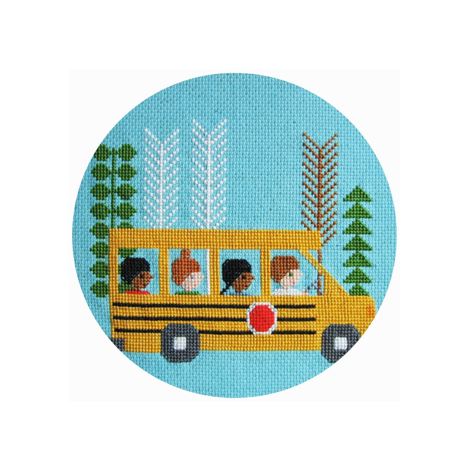 Cross Stitch Pattern PDF School Bus - Etsy