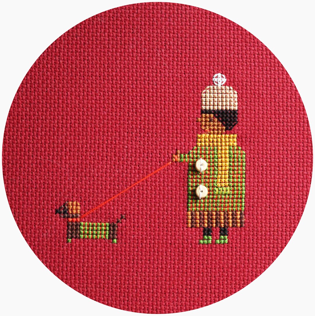 Cross Stitch Pattern PDF Matching Coats - Etsy