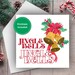 Jingle Bells Christmas Card: Printable Holiday Greetings (digital ...